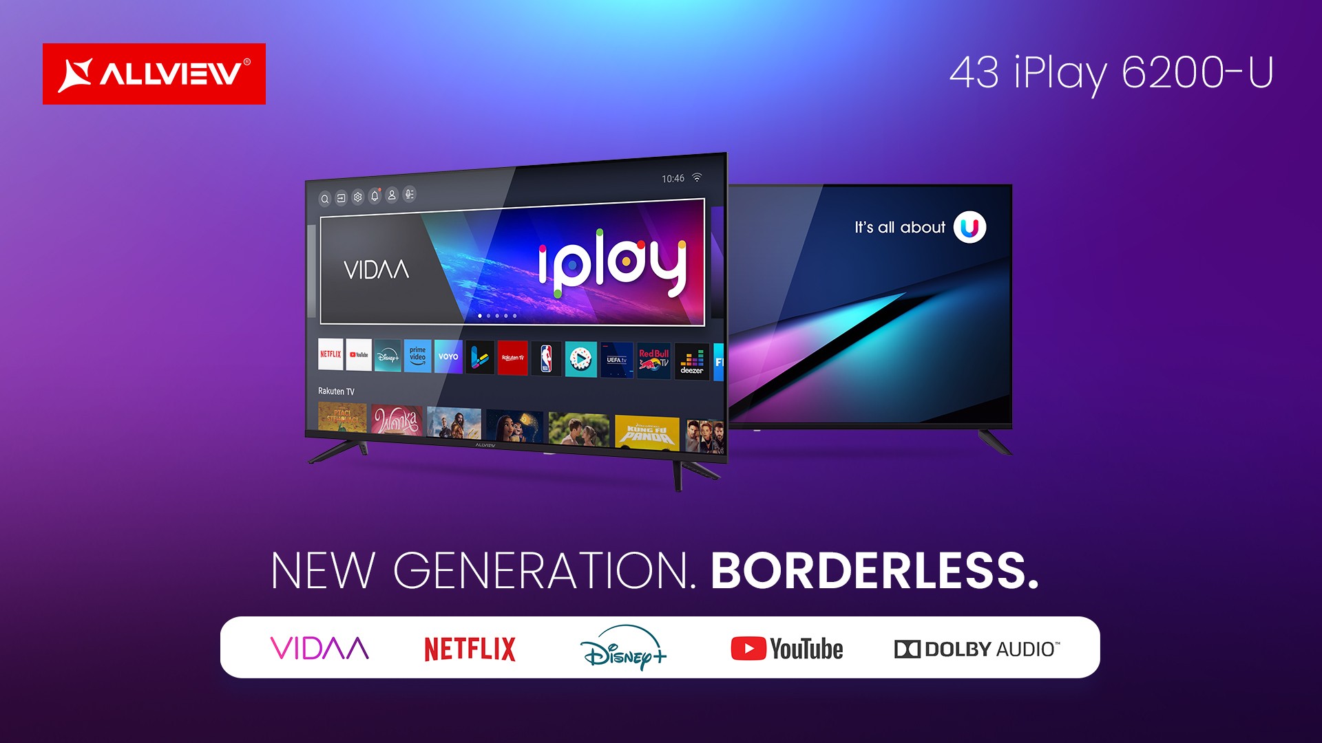 Allview lansează noul Smart TV 43iPlay6200-U, echipat cu sistemul de operare VIDAA - Arena IT